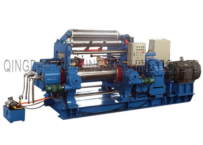 Fully Automatic Rubber Mixing Mill Machine 450mm Roller Diameter With ...