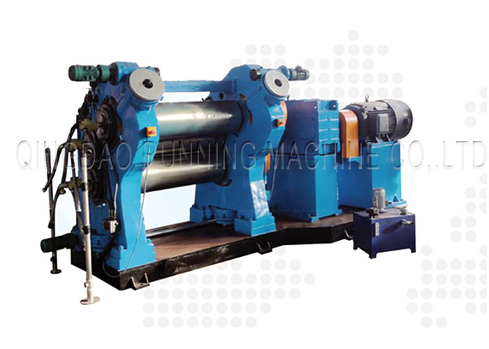3 Roll Calender And Extruder Machine For Rubber Sheet Extruding And ...