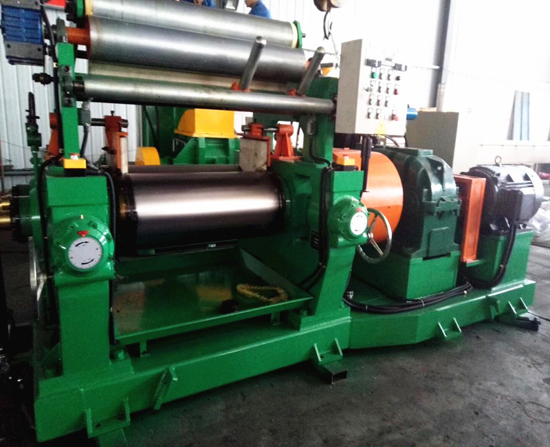 22 Inch Double Drive Rubber Milling Machine 80 - 100kg Caspacity Per Batach