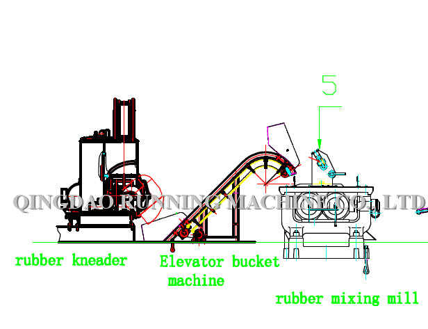 22 Inch Double Drive Rubber Milling Machine 80 - 100kg Caspacity Per Batach