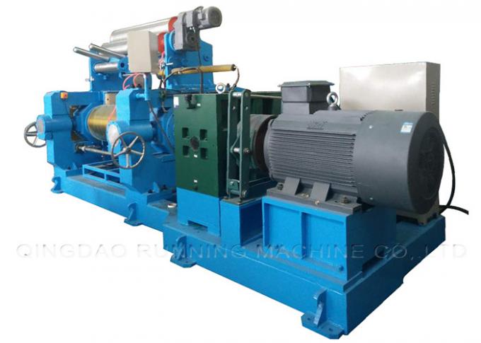 Two Roll Rubber Milling Machine Rubber Compound Mixing Process Low Noise