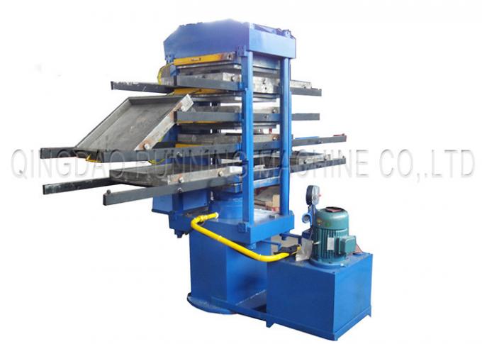 Plate Rubber Vulcanizer Rubber Making Machine To Manufacture PVC EVA ...